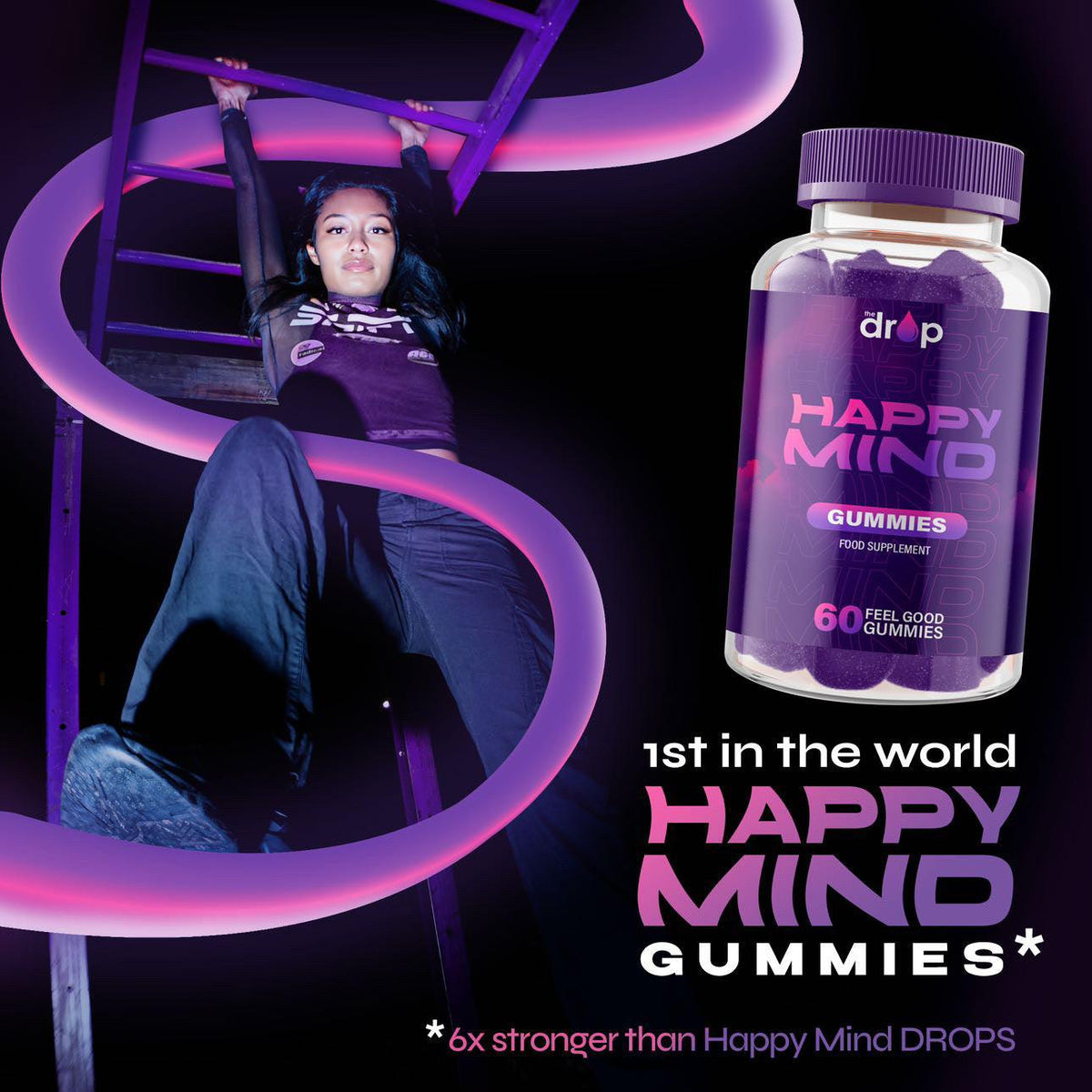 World's First Happy Mind Gummies – The Drop
